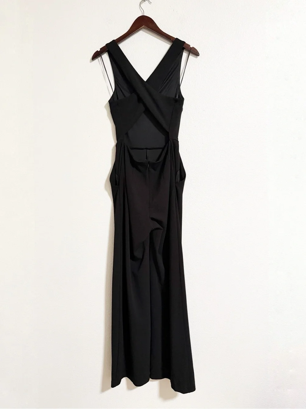Express | Pants & Jumpsuits | Express Open Cross Back Wide Leg Jumpsuit ...